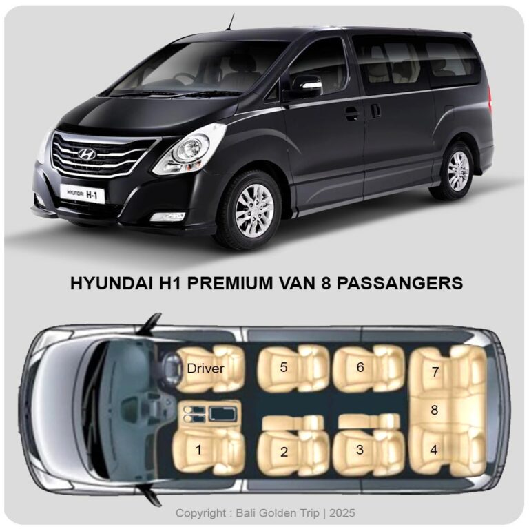 8-PASSENGER PREMIUM VAN WITH WITH DRIVER - Bali Best Travel Planner